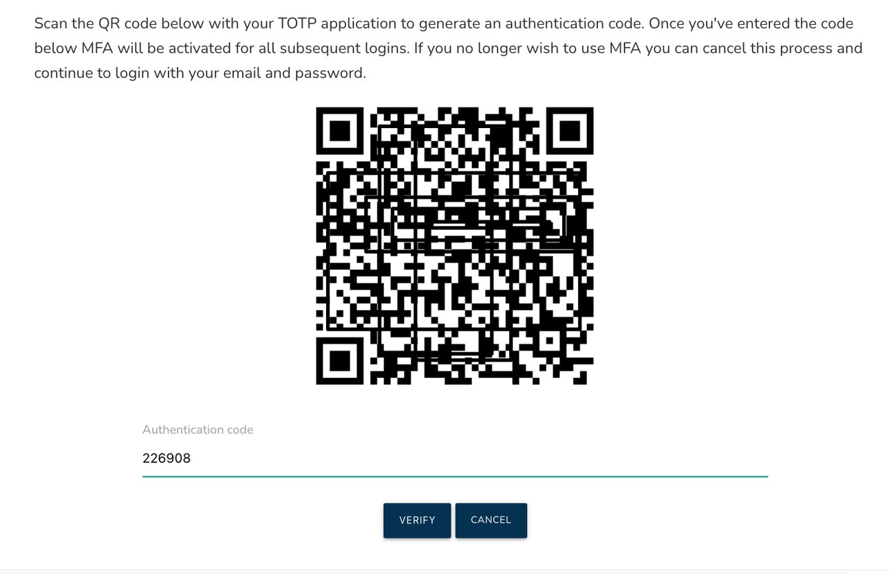 Hava supports Multi Factor Authentication MFA