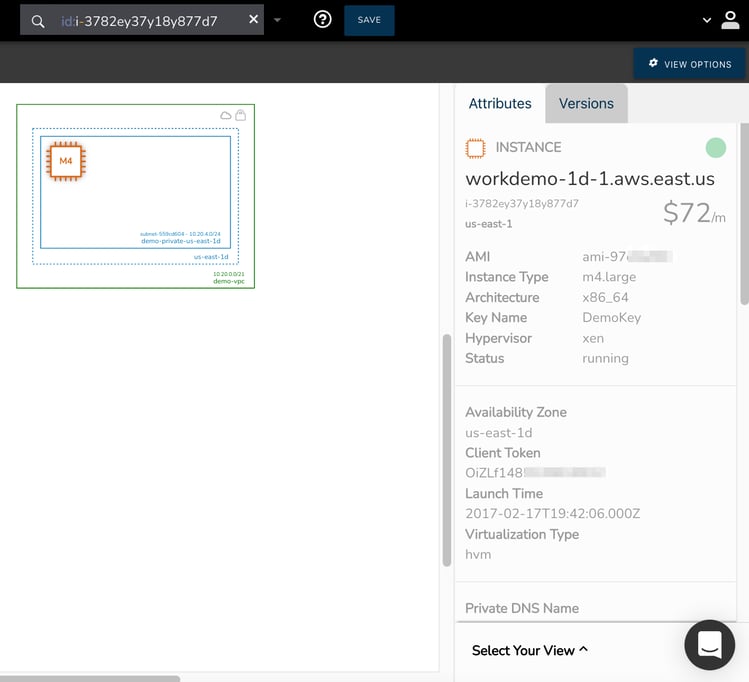 Cloud Account Search Engine