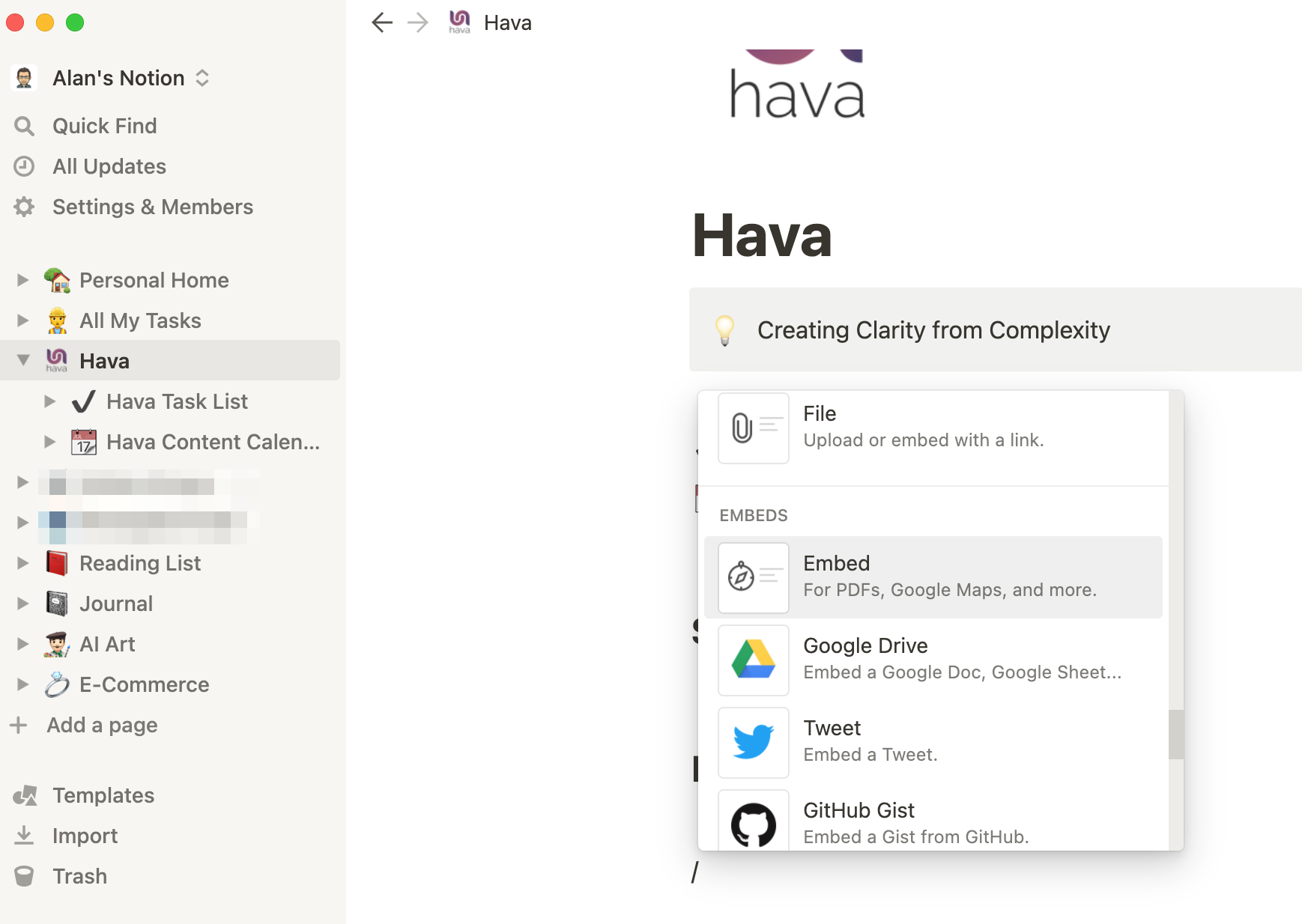 Interactive Network Diagrams in Notion