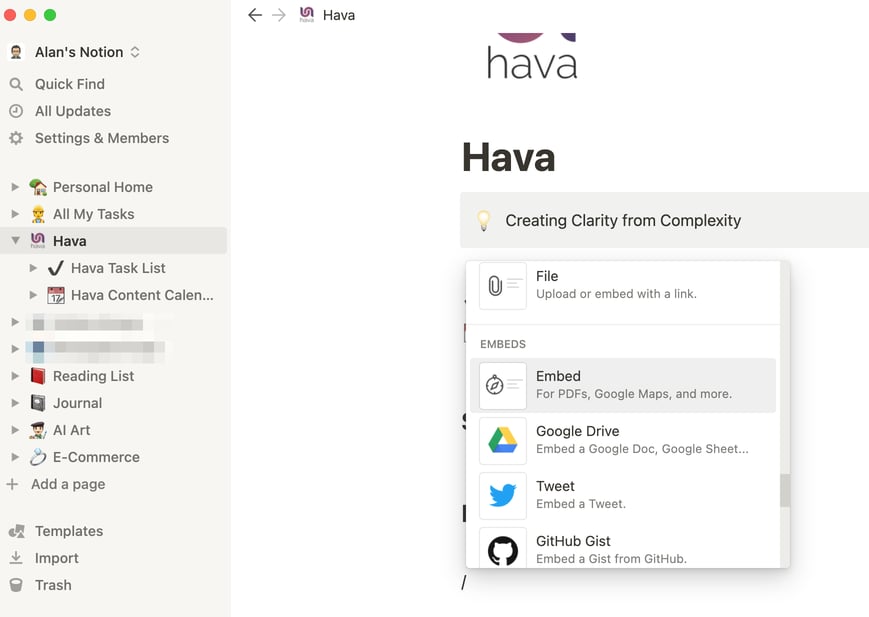 Interactive Network Diagrams in Notion