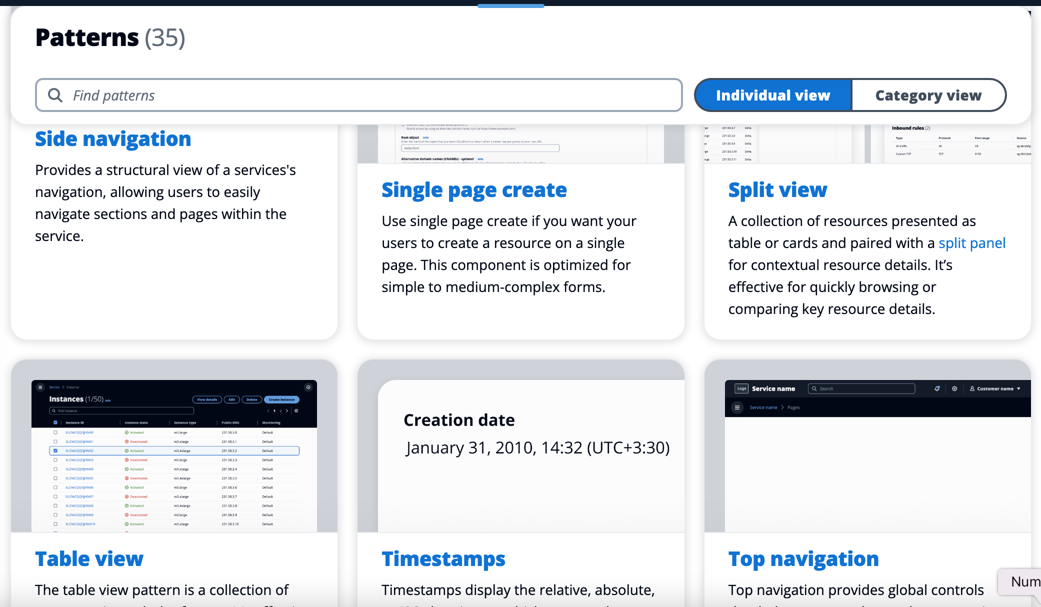 What is AWS Cloudscape Design System