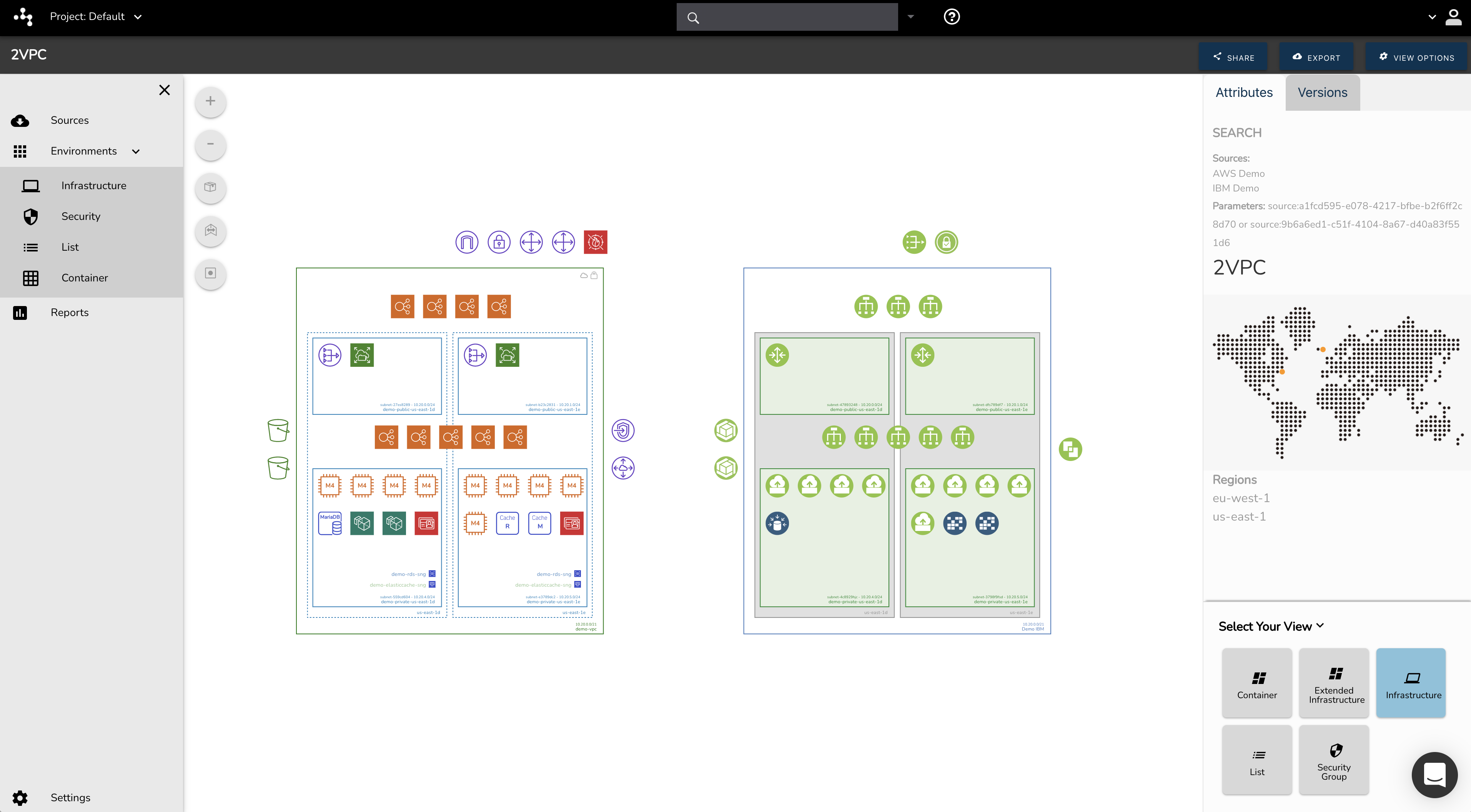 Azure, GCP and AWS Diagrams Automated | Hava