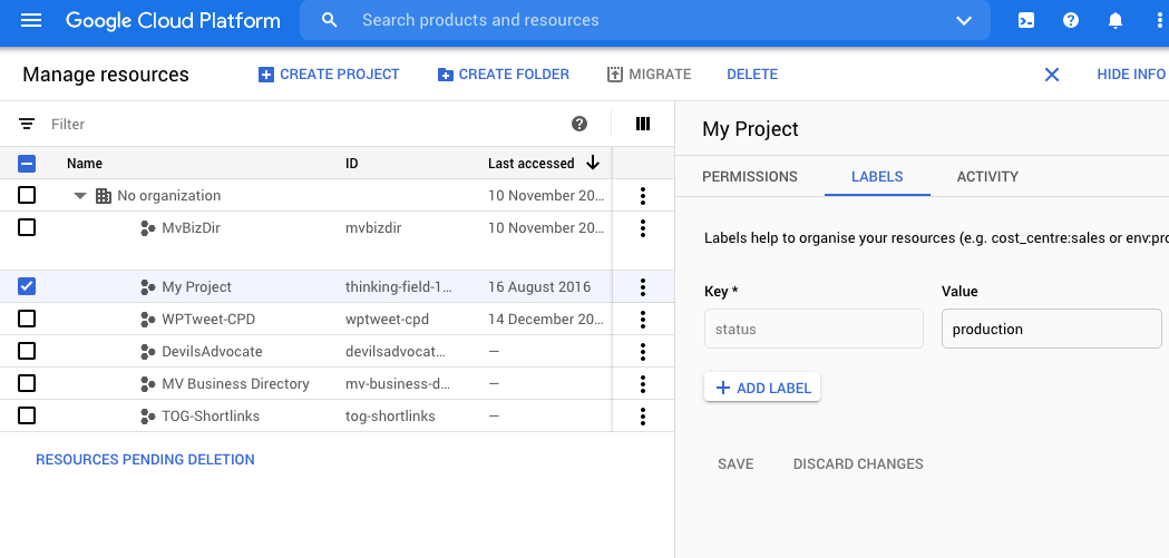 Leveraging Tags and Labels for AWS, GCP and Azure Documentation