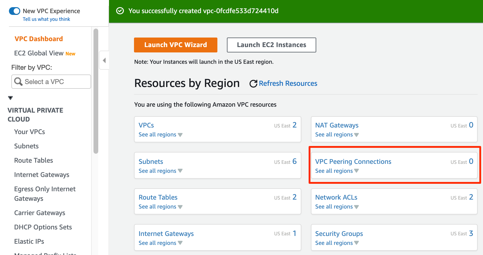 What is Amazon AWS VPC Peering?
