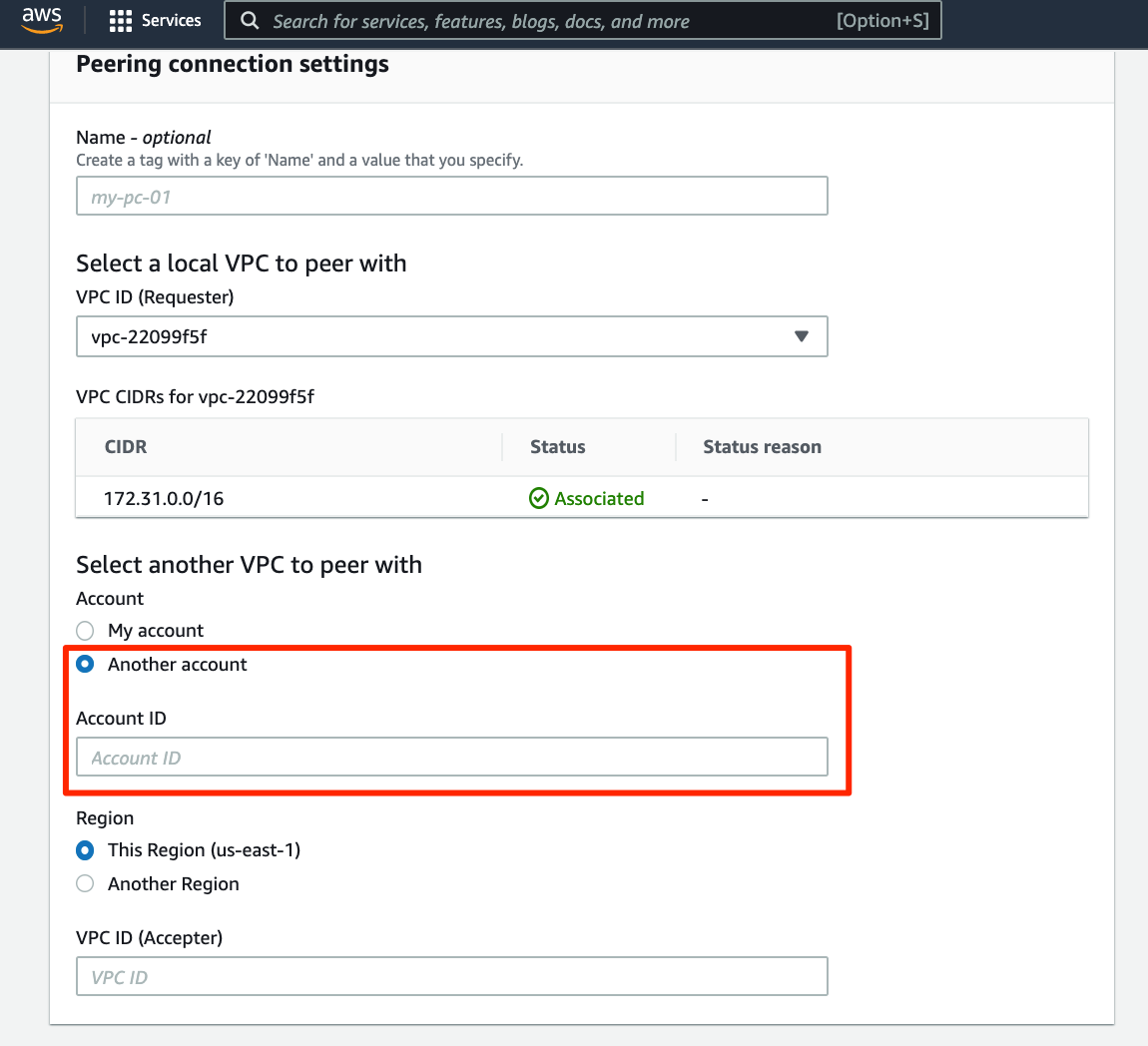 What is Amazon AWS VPC Peering?