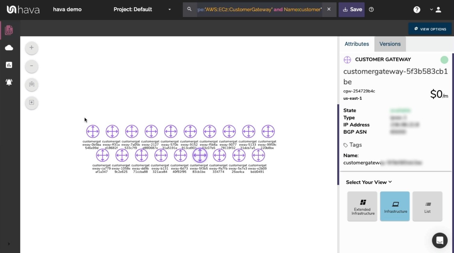 Wildcard and Negative Match Cloud Resource Searching
