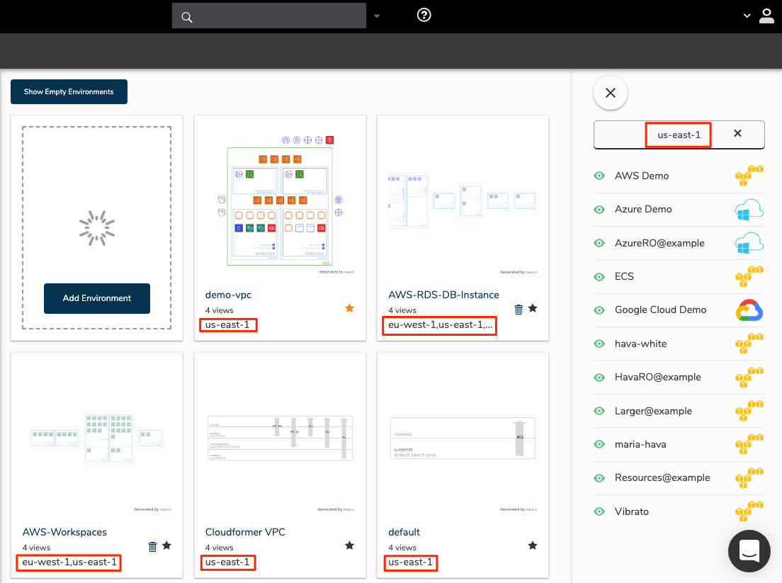 Filtering Environments - Documentation